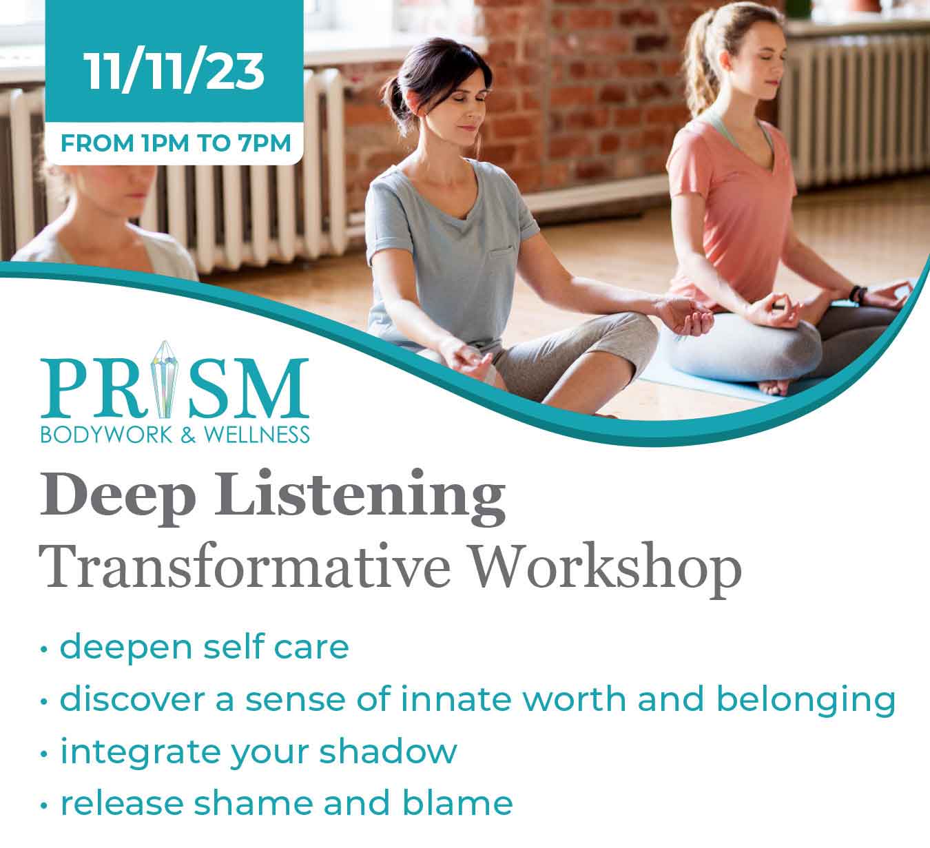 Deep Listening transformative workshop – PRISM Bodywork